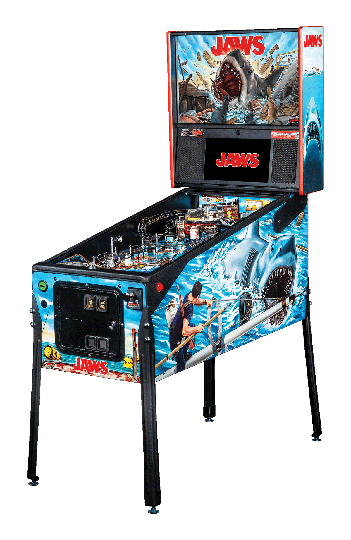 Jaws Premium Pinball Machine by Stern Pinball